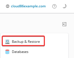 Restoring backup via Plesk – Helpcenter - Cloud86