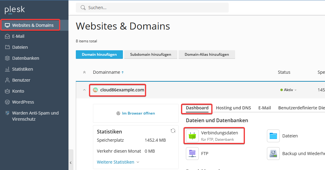 SSH-Verbindung aufbauen (Managed WordPress und Managed WooCommerce) – Kundenservice - Cloud86